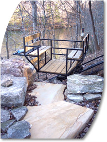 Lake Shore Tram - Lift Systems for steep inclines on lake shore property